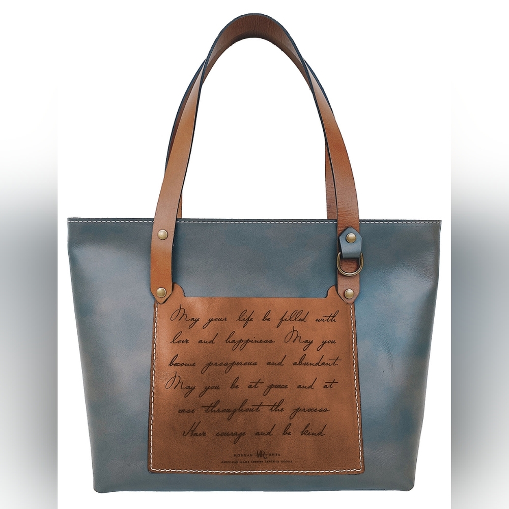 Morgan Rhea. The Mr Signature Script Charlie Tote - Gem